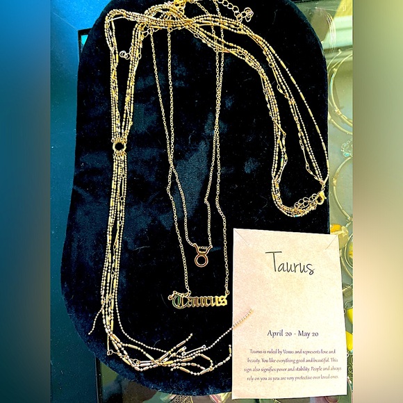 Artisan | Jewelry | New Taurus Astrology Zodiac Ladies Gold Chain Gift ...